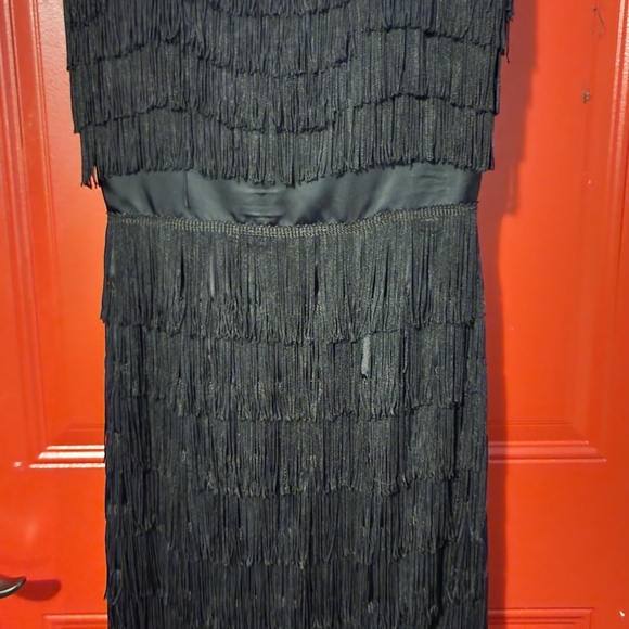 Vintage | Dresses | Fringe Gogo Dancer Satin Vintage Dress Jean Of ...